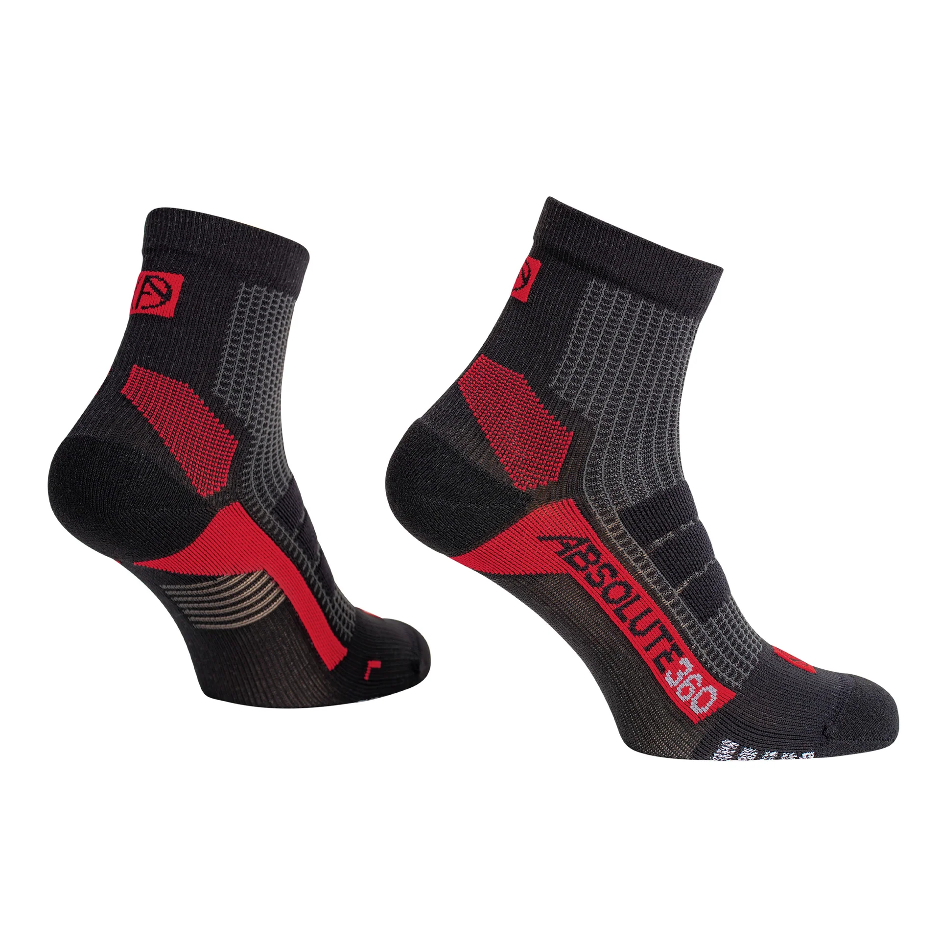 Absolute 360 Performance Running Socks - Quarter - Compass Point